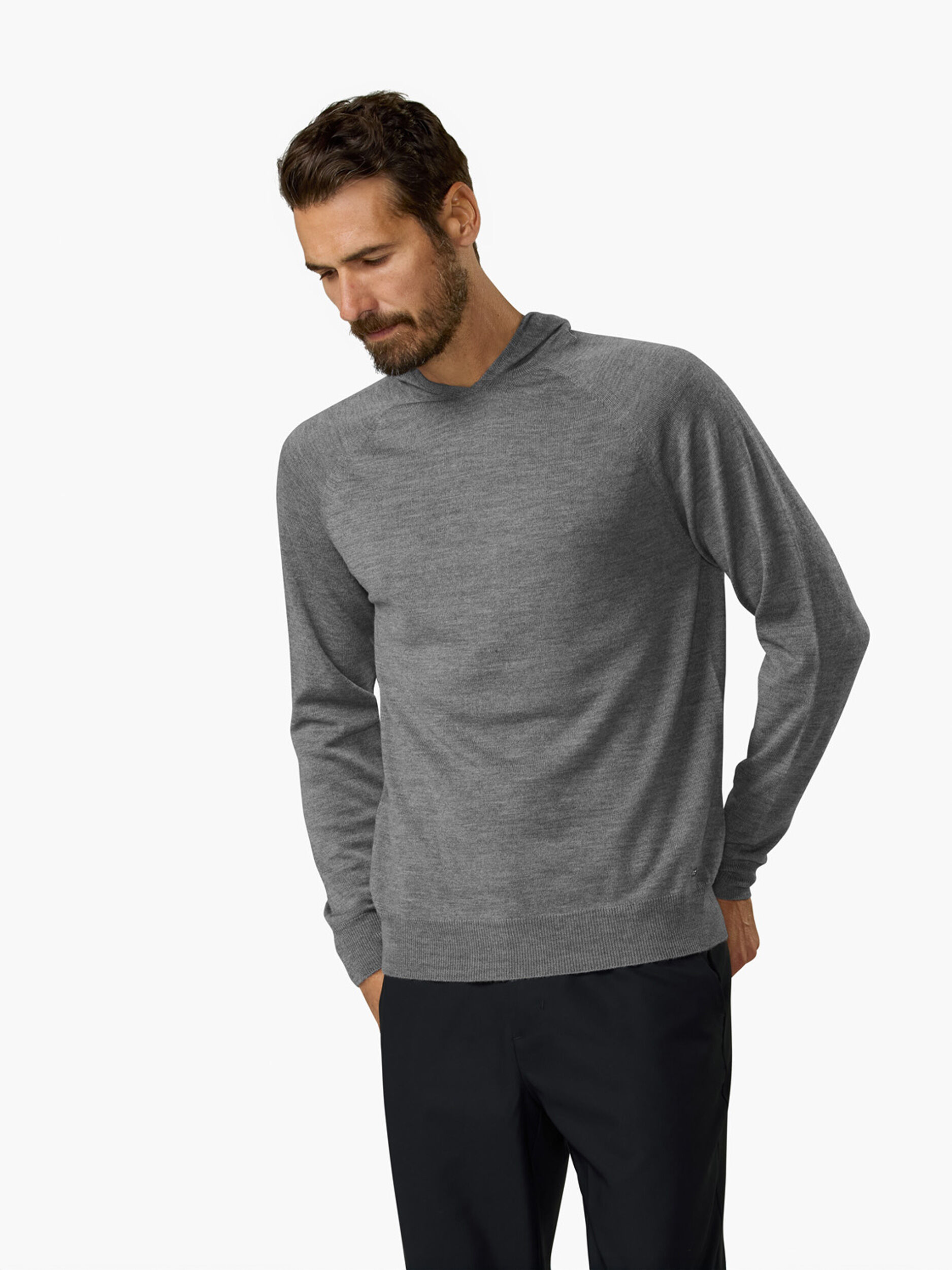 3D Merino Wool Hoodie | Sun Day Red