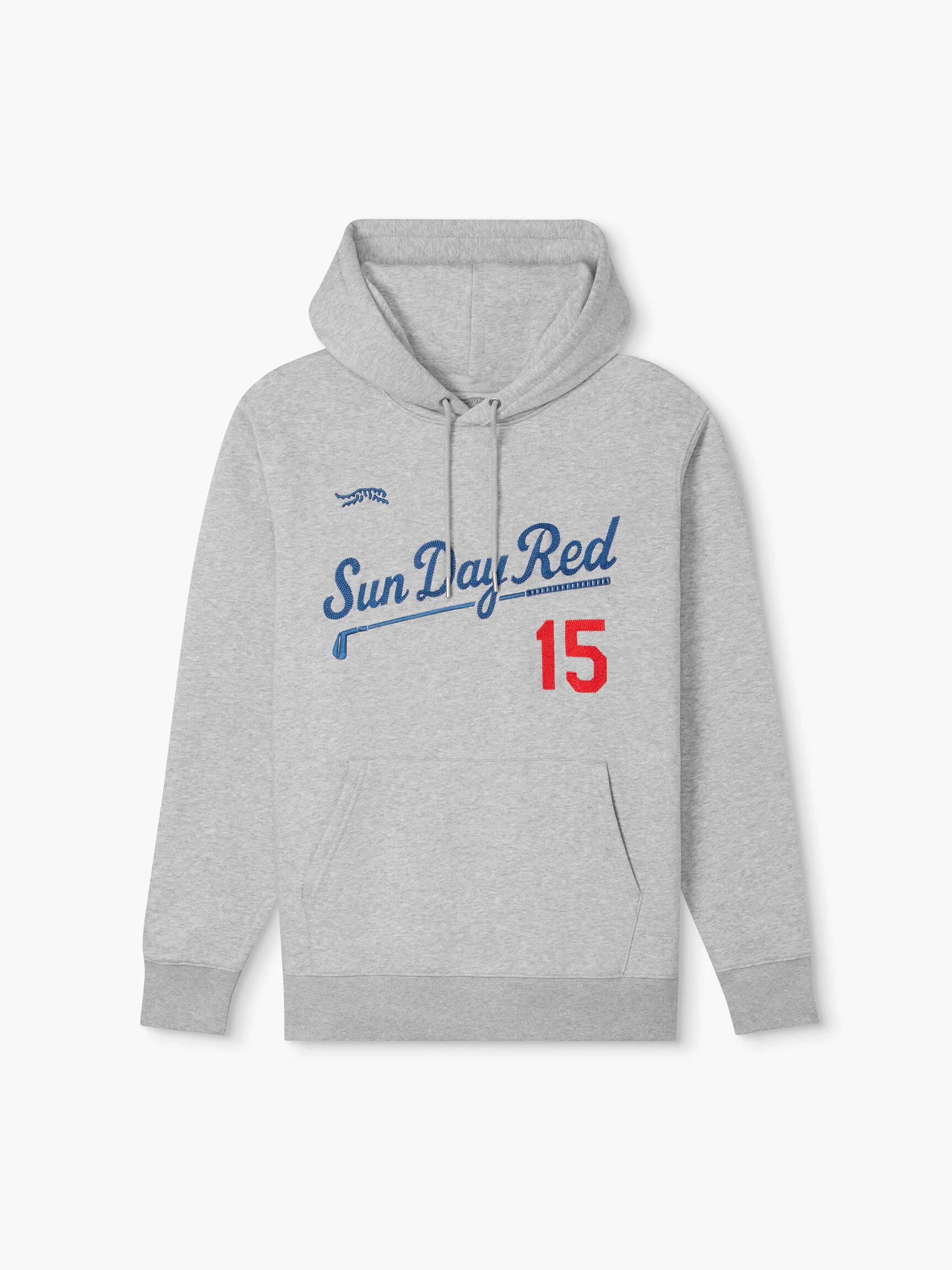 Script Midweight Hoodie | Sun Day Red