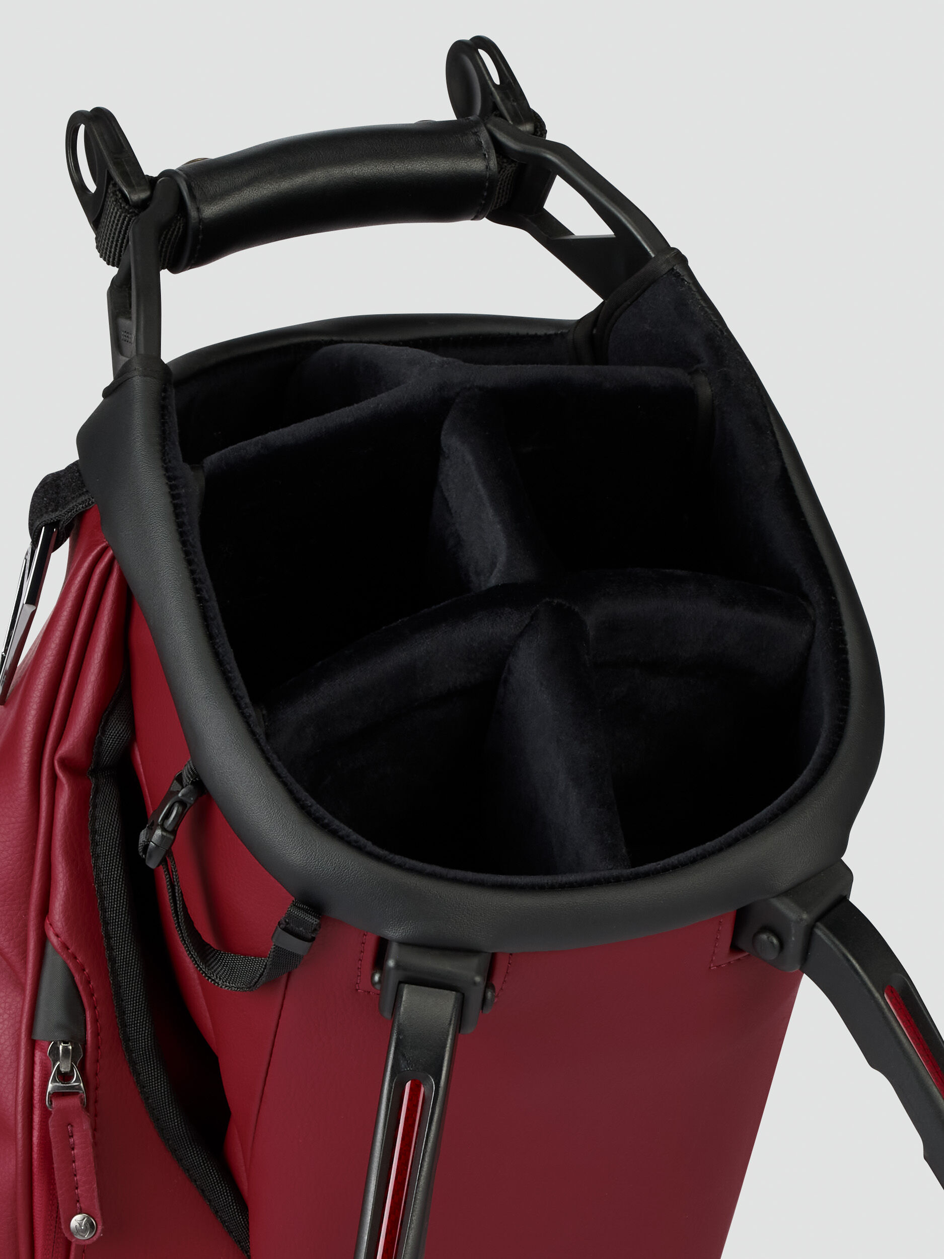 Player V 6 Way Stand Bag | Sun Day Red