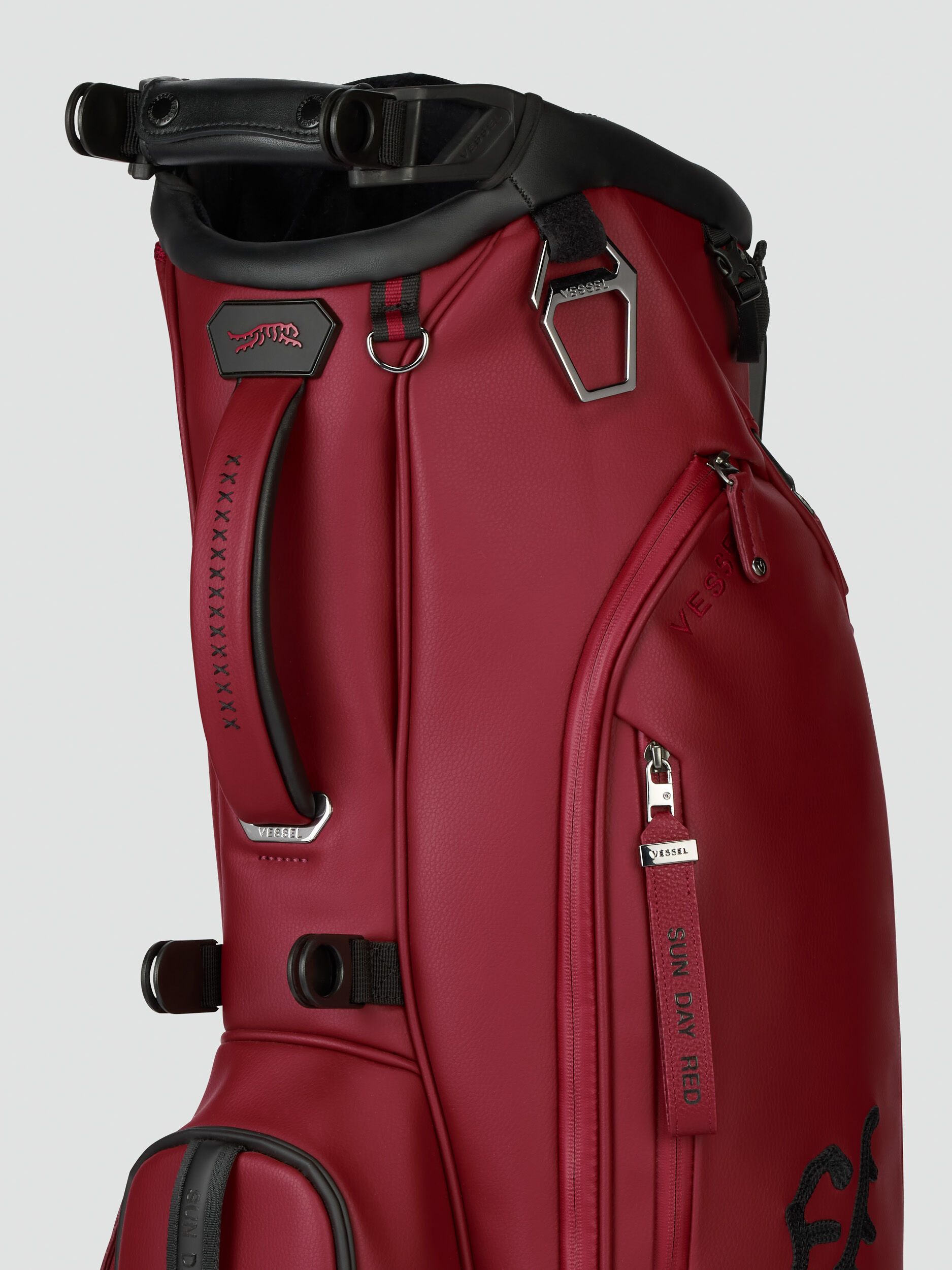 Player V 6 Way Stand Bag | Sun Day Red