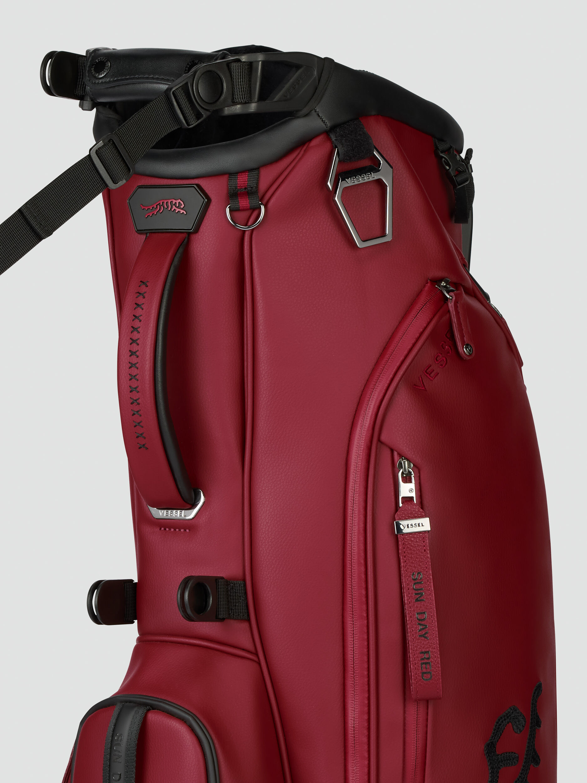 Player V 6 Way Stand Bag | Sun Day Red