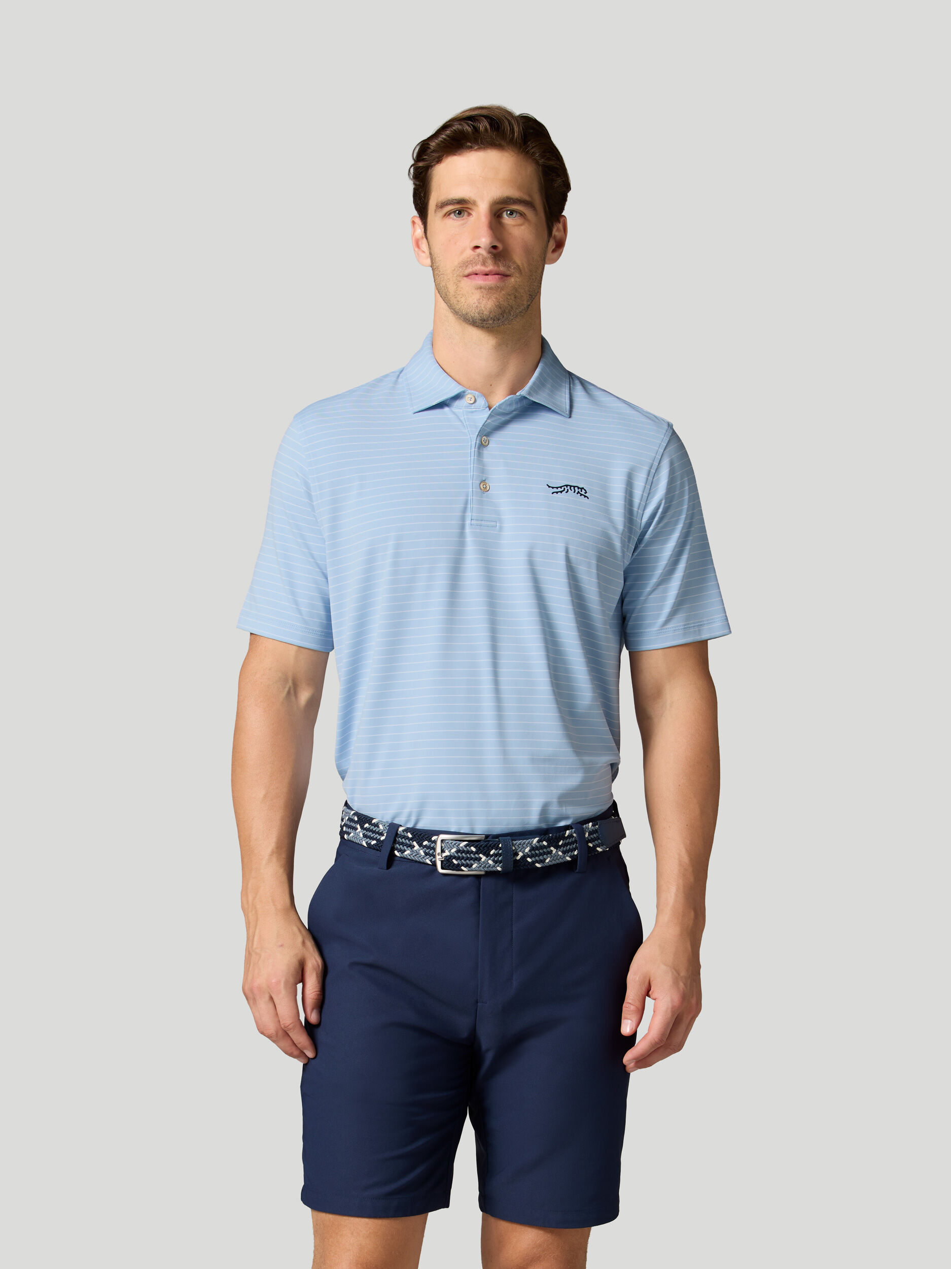 Stripe Polo II | Sun Day Red