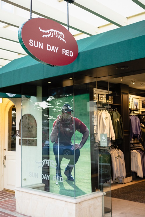 Sun Day Red Pop up shop at Pebble Beach